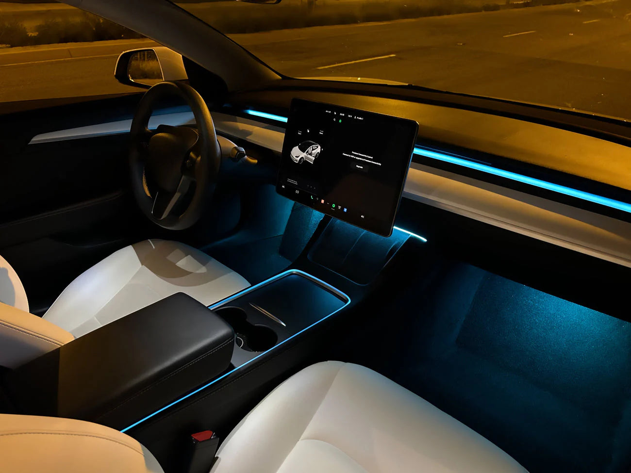 Tesla Model Y Model 3 interior LED light upgrade - Eco-Friendly Ambient ...